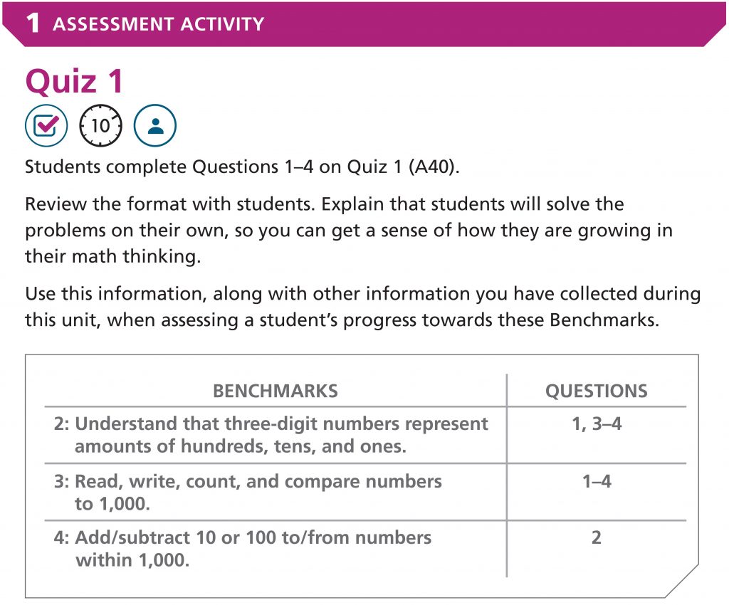Q&A: Quizzes in Investigations 3 - Investigations3